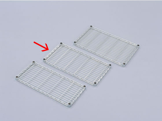 【仕様】ポール直径19mm専用棚板です。※棚板の取り付けに必要な棚板固定部品（4個）付属。サビを防ぎ、美しさを保つニッケルメッキ×クロームメッキ加工です。●メタルミニ用●サイズ：幅650mm×奥行350mm×高さ33mm●材質：スチール（ク...