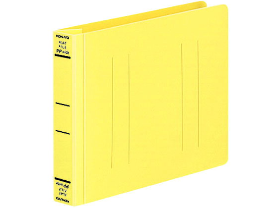 【商品説明】PP製なので水をはじき、汚れも拭き取れます。大量の書類や伝票が収容できます。軽くて丈夫で水をはじくPP表紙ですので、閲覧頻度の高い書類や屋外の使用にもぴったりです。【仕様】●表紙色：黄●サイズ：B6ヨコ●外寸法：縦138×横19...