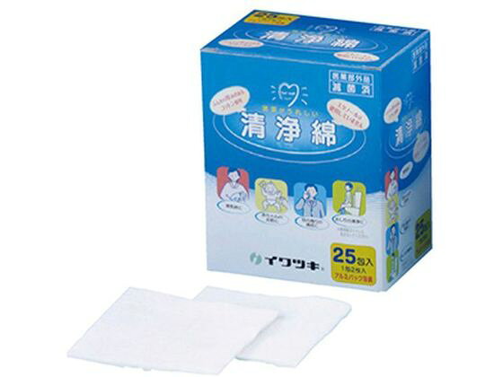 【商品説明】アルミパック滅菌包装【仕様】●内容量：25包生産国：日本商品区分：医薬部外品メーカー：イワツキ株式会社広告文責：フォーレスト株式会社　0120-40-4016●成分【成分】クロルヘキシジングルコン酸塩、精製水、脱脂綿【内容量】1...