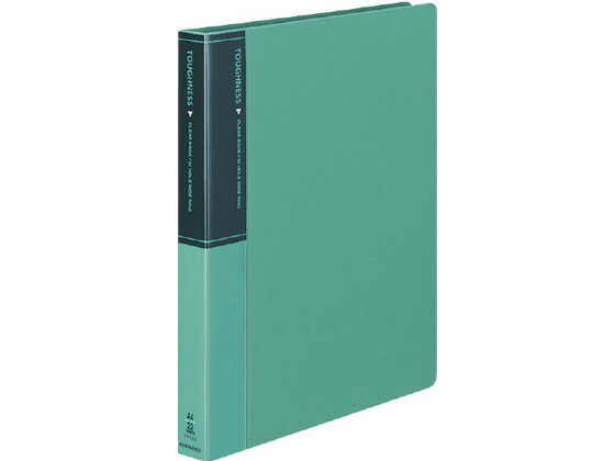 【商品説明】机の引き出しに横収納しても、表紙が引き出しに当たらないように、表紙の横寸法を設計しています。【仕様】●表紙色：緑●サイズ：A4タテ●外寸法：縦312×横262mm●背幅：33mm●付属ポケット枚数：23枚●穴数：30穴●中紙：あ...