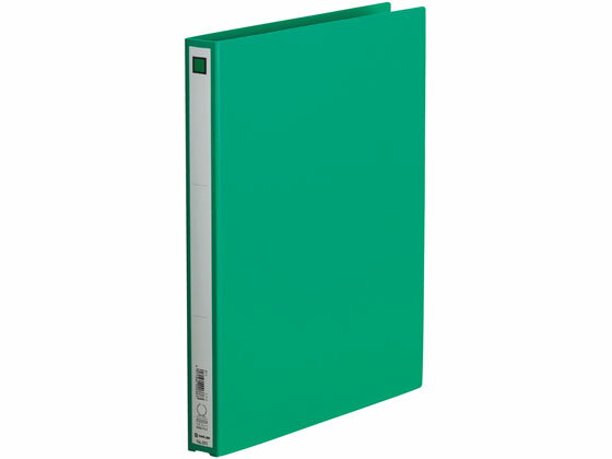 【商品説明】表紙の裏側には、書類や名刺、メモなどを一時保管できる表紙ポケットが付いています。【仕様】●本体色：緑●サイズ：A4　タテ型●内径：19mm●適正収納枚数：140枚●寸法307×243×27mm●穴数：2穴●穴間隔：80mm●表紙...