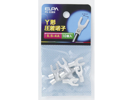 【商品説明】●5．5−4A【仕様】●全長：19．5mm●適合電線範囲：単線／φ1．82〜2．89mm、より線／2．63〜6．64mm2●入数：10個【検索用キーワード】朝日電器　あさひでんき　アサヒデンキ　ASAHIDENKI　エルパ　える...