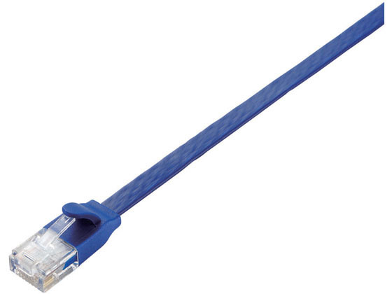【商品説明】高速光通信に最適な、次世代10ギガビットイーサネットの「10GBASE−T」に対応したカテゴリー6A準拠のLANケーブルです。カーペットの下やドアのすき間に配線できる薄さ約1．4mm、幅約6．4mmのフラットタイプです。500M...