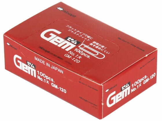 【商品説明】品質本位のゼムクリップ。技術を要する硬線仕様で挟む力が強化されています。鉄線の隙間が無く、ガッチリ書類をまとめます。下部直線加工で紙からゼムクリップがズレにくい形状になっています。箱内湿気防止のPP袋包装。【仕様】●寸法：全長2...