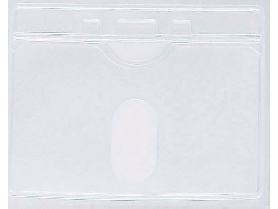 【商品説明】IDカード専用名札ケース。グリーン購入法適合品。【仕様】●色：透明●規格：70×92mm（外寸）・54×86mm（有効内寸）●材質：再生ソフトPP●中紙付●注文単位：1組（10枚）【検索用キーワード】にしけい　イカリボシ　パル　...