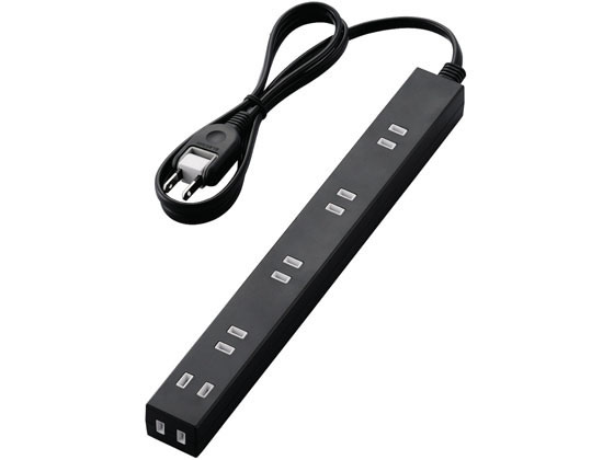 【商品説明】ACアダプタもすっきり接続できるほこり防止シャッター付きスリムタップです。タップの差込口の間隔が約58mmと通常のタップと比較して広く、ACアダプタもすっきり接続可能です。トップの5個口に加え、サイドに1個口を装備し、幅広の機器...