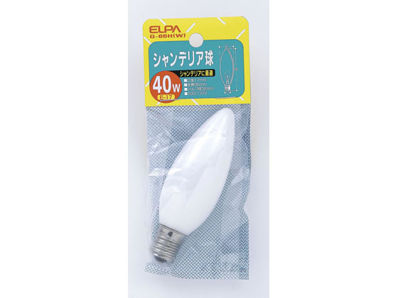 【商品説明】●シャンデリアなどの装飾照明に適しています。●ガラス球の形状がローソクの炎形の電球。シャンデリア器具にはもちろん、電球の形やフィラメントの輝きを見せるブラケット、ペンダントにも使用できます。【仕様】●定格：　・電圧　100／11...