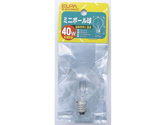 【商品説明】●室内装飾照明、店舗ディスプレイなどに適しています。●住宅・店舗・ホテルなどのムード照明、装飾照明などに幅広く使用できます。【仕様】●定格：　・電圧　100／110V　・消費電力　40W　・寿命：約2000時間●本体サイズ：　・...