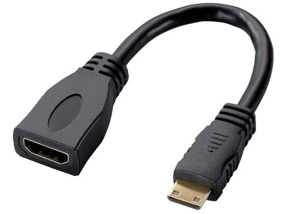 【商品説明】HDMI端子（タイプA）をHDMI−Mini端子（タイプC）に変換するHDMI変換ケーブルです。HDMI−Mini端子（タイプC）を持つタブレットやデジタルビデオカメラなどをテレビに接続することができます。サビなどに強く信号劣化...