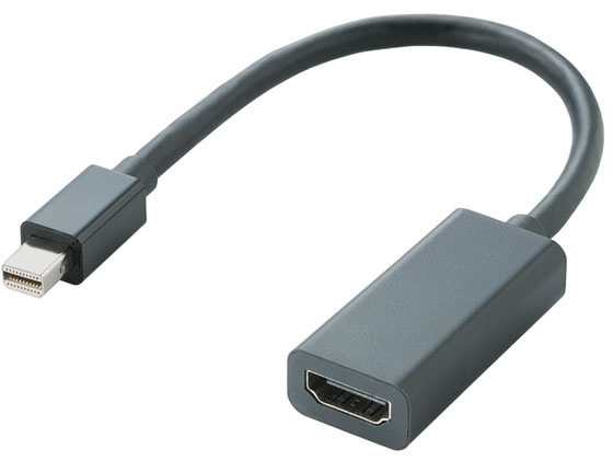 【商品説明】Mini　DisplayPort搭載機器のデジタル映像を、HDMIコネクタを持つテレビやディスプレイ、プロジェクターなどに出力できる変換アダプタです。サビなどに強く信号劣化を抑える金メッキピンを採用しています。外部ノイズの干渉を...
