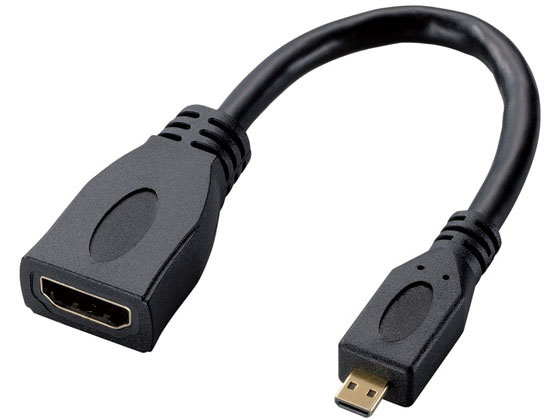 【商品説明】HDMI端子（タイプA）をHDMI−Micro端子（タイプD）に変換するHDMI変換ケーブルです。HDMI−micro端子（タイプD）を持つタブレットPCなどをテレビに接続することができます。サビなどに強く信号劣化を抑える金メッ...