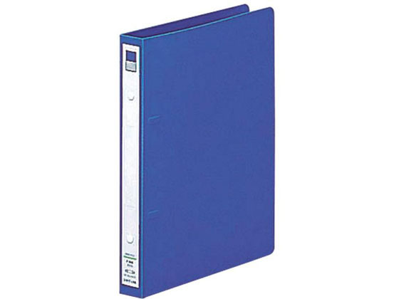 【商品説明】差し替えやすいリング金具。【仕様】●色：藍●サイズ：A5・S型　2穴●外寸法：縦219×横176×背幅27mm●材質：表紙／ポリプロピレン（生地厚1．0mm）、とじ具／スチール●最大収容枚数：コピー用紙150枚●分別廃棄ができる...
