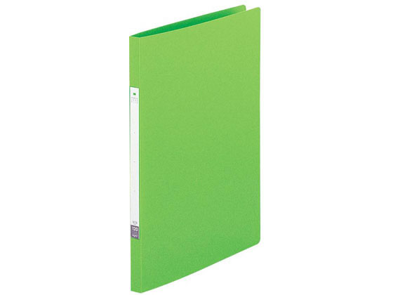 【商品説明】表紙第2面に書類が入る透明三角ポケット付き。【仕様】●色：黄緑●サイズ：A4・S型●外寸法：縦306×横239×背幅15mm●材質：表紙／ポリプロピレン（生地厚0．7mm）、とじ具／スチール●適正収容枚数：コピー用紙120枚●分...