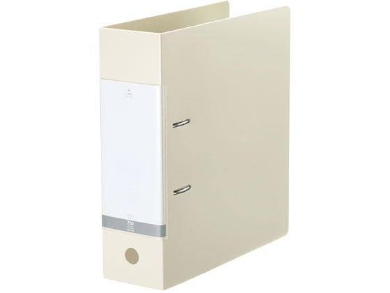 【商品説明】ファイルのゆがみを防ぐセーフティストッパー付き。タイトル記入に便利な交換式背見出し。書類をしっかり押さえる樹脂製紙押さえ付き。【仕様】●色：白●サイズ：A4・S型　2穴●外寸法：縦306×横277×背幅88mm●材質：表紙／ポリ...