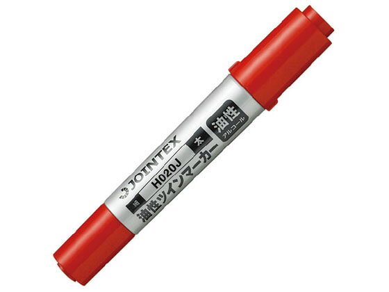 【仕様】●油性マーカー●インク色：赤●本体長：139mm●軸径：20．5mm●線幅：太字＝0．7〜6．0mm、細字＝0．6〜1．2mm●入数：1本●JOINTEXオリジナル【検索用キーワード】じょいんてっくす　ジョインテックスオリジナル　J...
