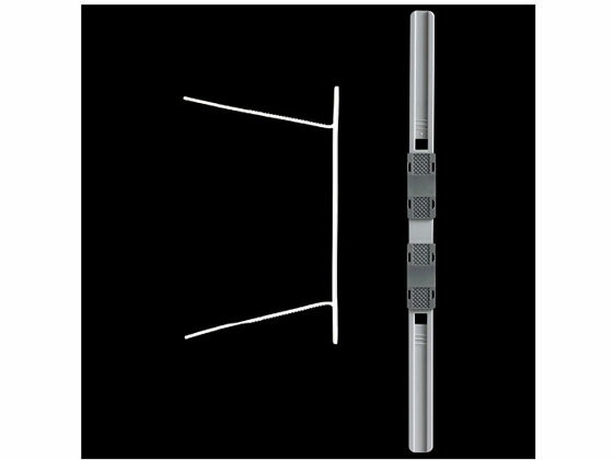 【仕様】●外形寸法（脚の長さ）：70mm●台座部寸法（高・縦）：202mm●台座部寸法（幅・横）：11．3mm●穴間隔：80mm●裏面粘着テープ：無●材質（台座）：ポリスチレン●材質（脚）：ポリエチレン●最大とじ枚数：約250枚●1パック入...