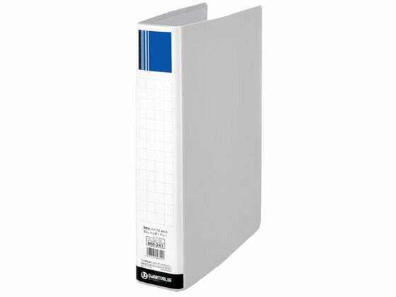 【商品説明】※インデックスは付いておりません。【仕様】●規格：A4−S●収容数：500枚●とじ厚：50mm●背幅：66mm●色：グレー●材質：表紙＝オレフィンペーパー貼●穴数：2穴●穴間隔：80mm●外形寸法：縦307×横243mm【検索用...