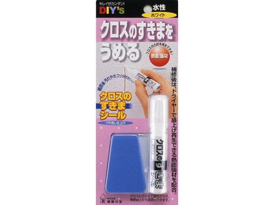 【仕様】●クロスや壁にできたすきまをワンタッチで補修できます。●クロス壁やしっくい壁にできたすきまを簡単に補修できます。●熱膨張剤配合の為、施工乾燥後（表面10分で乾燥・気温20℃）ドライヤーで温めますとより自然な膨らみの凸凹が再生できます...