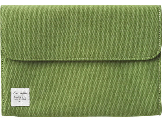 【商品説明】●トラベルシーン：パスポート、航空チケット、マップなどの収納に。●通院シーン：おくすり手帳、母子手帳、診察券などの収納に。【仕様】●色：グリーン●外寸法：縦170×横250×厚さ15mm●材質：本体／コットン・ポリエステル●12...