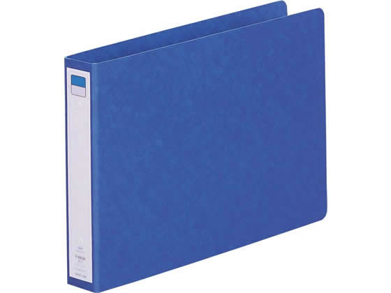 【商品説明】静かで安全に片手でかるく開くツイストリング。分別廃棄ができる工夫をしたカシメ鋲使用のとじ具。【仕様】●色：藍●サイズ：B5・E型　2穴●外寸法：縦192×横285×背幅35mm●材質：表紙／カムラスファイル用紙、とじ具／スチール...