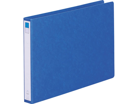 【商品説明】静かで安全に片手でかるく開くツイストリング。分別廃棄ができる工夫をしたカシメ鋲使用のとじ具。【仕様】●色：藍●サイズ：B4・E型　2穴●外寸法：縦267×横392×背幅35mm●材質：表紙／カムラスファイル用紙、とじ具／スチール...