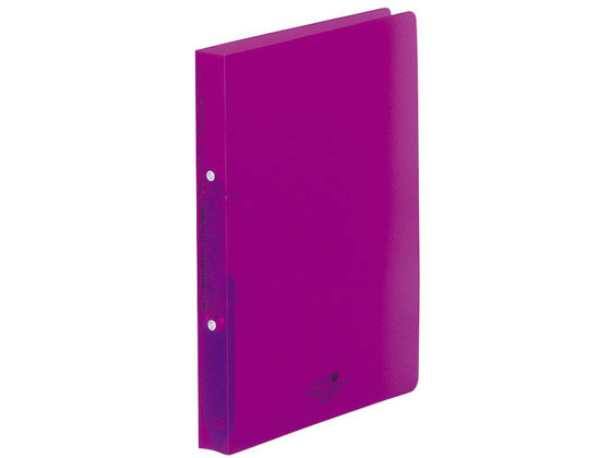 【商品説明】ピンドットエンボス入りポリプロピレン表紙。片手で片方のリングを軽くひねるだけで簡単に金具が開くユニバーサルデザイン。オープナーを左に軽くスライドさせるだけで、金具が開きます。閉じる時は金具をつまむだけです。（オープナーの色は変更...