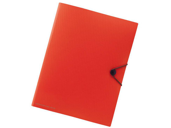 【商品説明】取り出しやすいオープンポケット（5枚）で見開き2倍サイズの書類も収納できる。最後のポケットは小物が入るフラップ付きポケット（1枚）【仕様】●色：オレンジ●サイズ：A4●外寸法：縦312×横242×背幅18mm●材質：表紙・ポケッ...