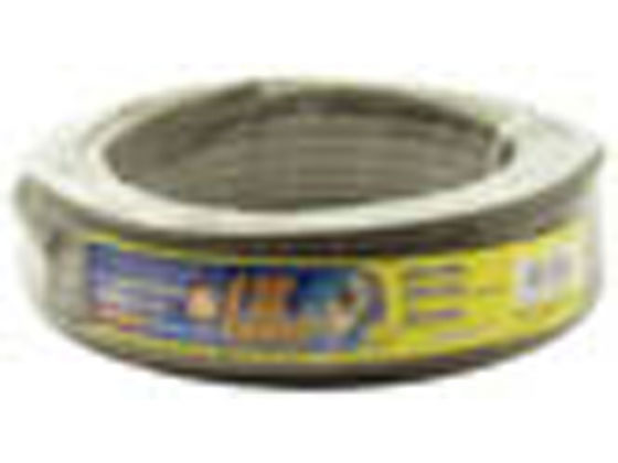 【商品説明】●耐水性・耐熱性に優れています。●持ち運び、または移動の少ないAC300V以下の屋内使用小型電気機器に使用します。【仕様】●定格：300V　12A●全長：20m●導体：1．25mm2×2心（0．18mm×50本）【備考】※メーカ...