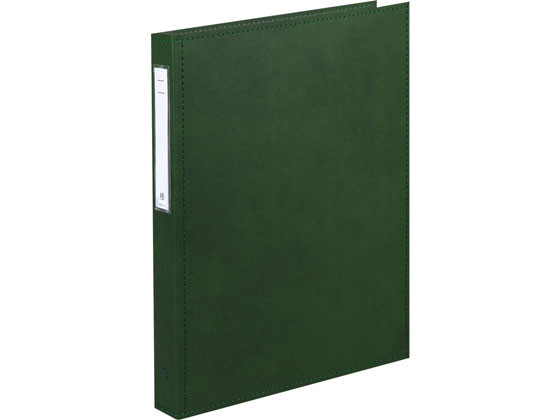 【商品説明】表紙から中のカルテが見えないスタンダードなA12サイズのカルテブック。金具は収容量が多く、カルテが抜け落ちにくいロック式です。【仕様】●色：グリーン●サイズ：A4・S型　4穴●外寸法：縦315×横250×背幅38mm●材質：表装...