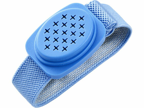 【商品説明】煩わしいグランドコードのないコードレスタイプの軽量リストストラップです。バンドは12μm（ミクロン）　の導電繊維入りで、人体に帯電した電気を放電します。バンドは伸縮性の素材で装着しやすく、長さ調節も可能です。予備のバンド1個付き...