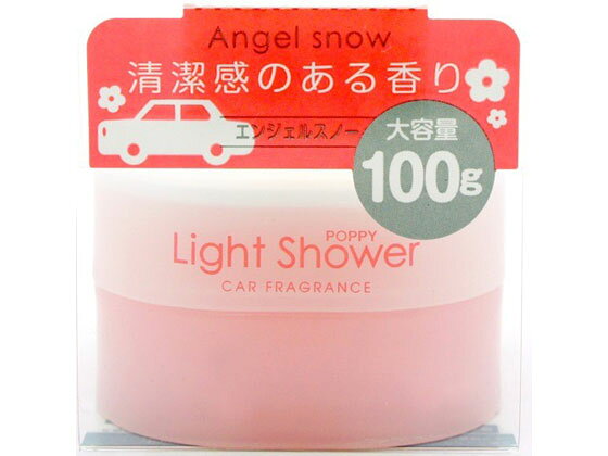 【商品説明】車内空間をほのかに香る微香性タイプの芳香剤です。あたたかで高級感のあるフルーティフローラルの香り【仕様】●香り：エンジェルスノー●形状：ゲルタイプ●内容量：100g●使用期限：約2ヶ月●生産国：日本【備考】※メーカーの都合により...
