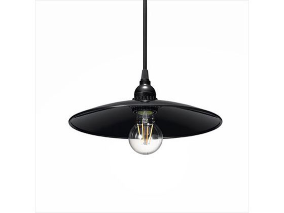 【仕様】●口金：E26●灯数：1●定格消費電力：100Wまで●コードの長さ：約80cm●本体寸法：セード：約Φ272×（H）35mm●本体重量：約560g●包装形態：PVCバック●パッケージ寸法：約（W）275×（H）270×（D）85mm...