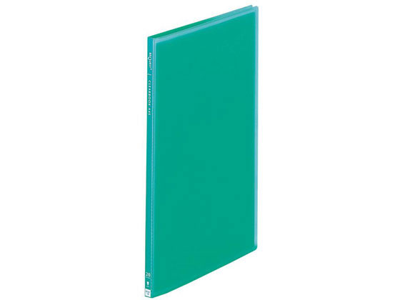 【商品説明】透明生地採用のカラフルなスケルトンタイプのクリヤーブック。中台紙なし・ポケット固定式。目にやさしいエンボス加工ポケット。【仕様】●色：グリーン●サイズ：A4タテ●外寸法：縦308×横228×背幅10mm●材質：表紙／ポリプロピレ...