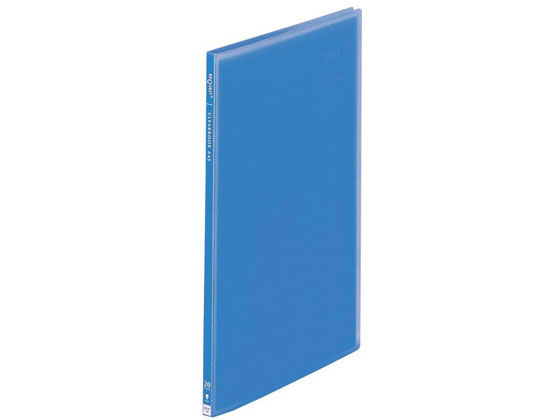 【商品説明】透明生地採用のカラフルなスケルトンタイプのクリヤーブック。中台紙なし・ポケット固定式。目にやさしいエンボス加工ポケット。【仕様】●色：ブルー●サイズ：A4タテ●外寸法：縦308×横228×背幅10mm●材質：表紙／ポリプロピレン...