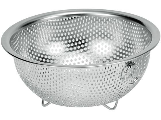 【商品説明】足付きだから、底面が下につかず、衛生的。リング付きで、フックにかけて収納できる。ボウルの中にパンチングボウルがぴったりセットできるサイズ。【仕様】●製品サイズ（mm）：162x162x70●生産地：中国●材質：ステンレス鋼【備考...