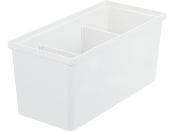 【商品説明】調味料をを深引き出しに収納できるケースです。プラスチック製なので、水洗いできてお手入れ簡単です。立てて収納：深引き出しに立てて収納することで見やすく、サッと取り出すことができます。仕切り付き：仕切りの位置は、用途に合わせて選べま...
