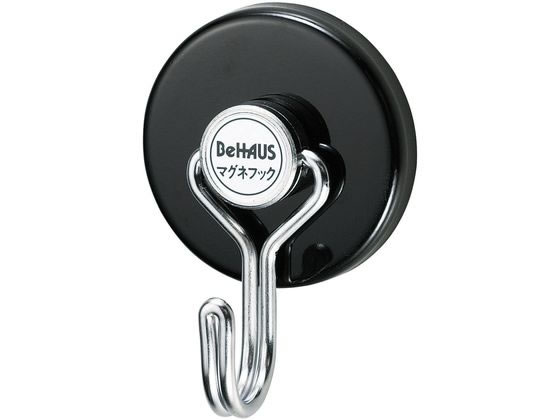 【商品説明】●超強力なマグネットフックです。●フックが前後180°、左右360°可動で天井にも取付可能です。【仕様】【材質】●磁石：フェライト磁石【仕様】●吸着力（N）：29．4●磁束密度（mT）：−●最大吊り下げ質量（kg）：3【備考】※...