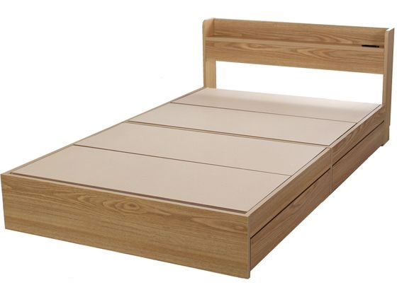 【商品説明】シンプルなデザインでも実用的な多機能をしっかり備えたベッドフレームです。2杯の引き出しでたっぷりと収納でき、デッドスペースになりがちなベッド下を有効活用できます。棚部分にはコンセントが付いており、枕元でのスマホやタブレットの充電...