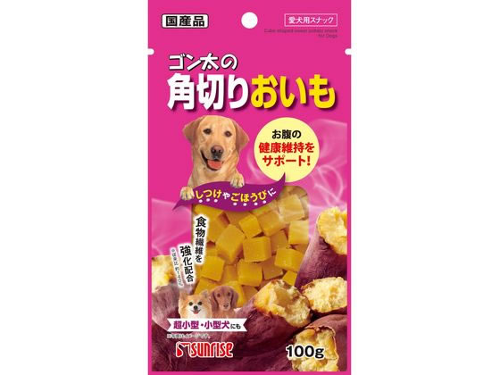【商品説明】食物繊維を含んださつまいもを使用したスナックです。おなかの健康維持をおいしくサポートします。ひとくちサイズで、しつけやごほうびにおすすめです。【仕様】●原材料：糖類、穀類、でん粉類、いも類（さつまいも等）、油脂類、豆類、肉類、増...