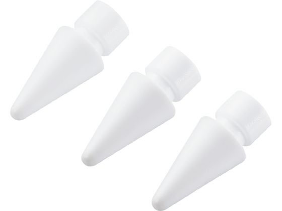 【商品説明】●適度な硬さがあり、ApplePencilの使い心地に近い交換用ペン先です。●程よい摩擦感のある書き心地で、漫画やイラスト制作のような細かい作業にも使いやすいスリムタイプのペン先です。●樹脂製のペン先は約1mmと細く、接地点が見...