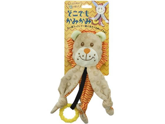 【商品説明】体がどこでも噛みやすい形状だから楽しくかみかみできます。頭に笛、体にシャカシャカ入りで音が鳴ります。輪っかをもって引っ張りっこして一緒に遊べる。【仕様】●材質：ポリエステル、PE、EVA●商品サイズ：170×50×250mm【備...