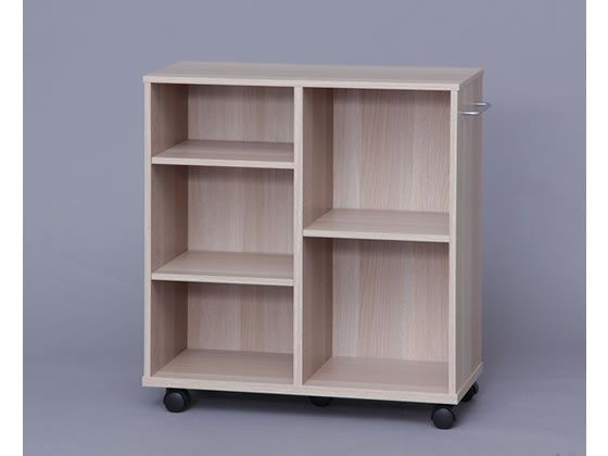 【商品説明】デスク脇やキッチンカウンターの下、押入れの中など、様々な場所で使用していただける収納カートです。5つのキャスターと大きな取っ手付きで簡単に移動ができます。【仕様】●カラー：ナチュラル●商品サイズ：約幅600×奥行260×高さ65...