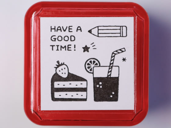 【商品説明】消しゴムはんこ作家・イラストレーターのericさんデザイン。スタンプ台なしでポンポンおせる浸透印タイプ。スケジュール調やノートをかわいらしくデコレーション。手作りカード作成や付せんにもオススメです。【仕様】●印面サイズ：21mm...