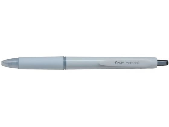 【商品説明】書き出しが良くなめらかに濃く書ける、新開発の油性インキ「アクロインキ」。すべりにくくしっかり握れるラバーグリップ。【仕様】●軸色：オフホワイト●インキ色：黒●ノック式●ボール径：0．5mm●インキ：アクロインキ（油性）●替え芯：...