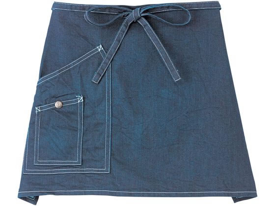 【商品説明】デザイン性と機能性のあるダブルポケットが特長。【仕様】●素材：ストレッチデニム（綿80％、ポリエステル20％）●フロントダブルポケット●サイズ：F（前丈／38cm／身幅／61cm）●色：インディゴ【備考】※メーカーの都合により、...