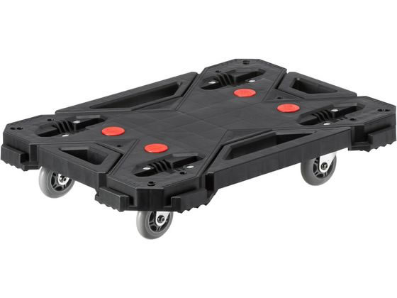 【商品説明】縦・横に連結可能でパレットとしても使える平台車です。台車のツメにはめるだけで簡単に連結できます。最大4枚を縦・横に連結すれば、キャスター付きパレットになります。直径76mmのキャスターを採用しており、全てのキャスターが360°回...