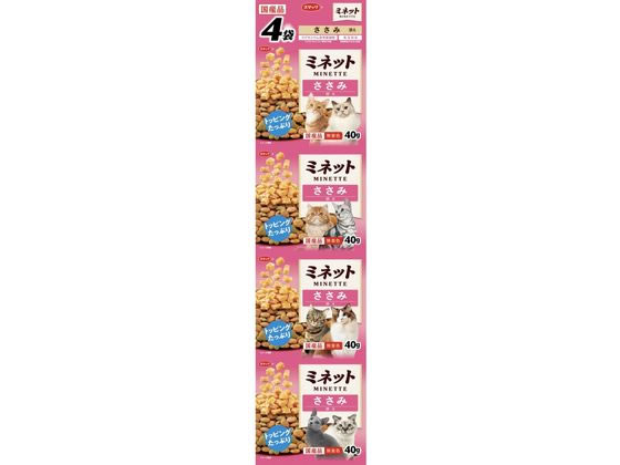 【商品説明】グルメな猫ちゃんにおすすめ。おいしさもデザインもバージョンアップ。【仕様】●内容量：40g×4袋【備考】※メーカーの都合により、パッケージ・仕様等は予告なく変更になる場合がございます。【検索用キーワード】スマック　すまっく　Sm...