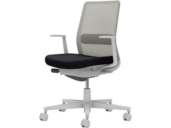 【商品説明】一人ひとりが働きやすい空間へ。インテリアフレンドリーなタスクチェアー【仕様】●品番：C03−G112U−GB6E2B61●カラー：本体／ライトグレー●カラー：座／ブラック、背／ライトグレー●ランバーサポート：あり●外寸法：幅71...