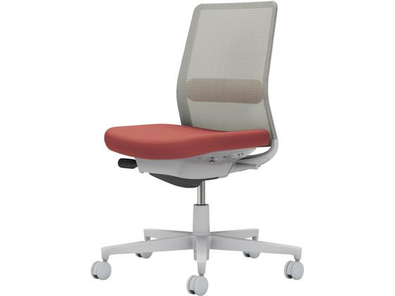 【商品説明】一人ひとりが働きやすい空間へ。インテリアフレンドリーなタスクチェアー【仕様】●品番：C03−G102U−GAGE2AG1●カラー：本体／ライトグレー●カラー：座／パーシアンレッド、背／ライトグレー●ランバーサポート：あり●外寸法...