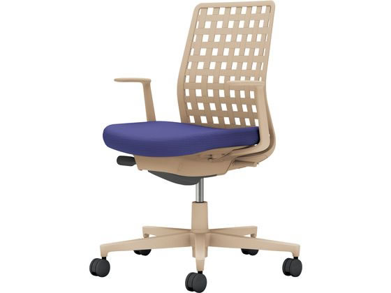 【商品説明】一人ひとりが働きやすい空間へ。インテリアフレンドリーなタスクチェアー【仕様】●品番：C03−Z310W−Z7E1KX1●カラー：本体／ソフトベージュ●カラー：座／ディープパープル、背／ソフトベージュ●ランバーサポート：なし●外寸...